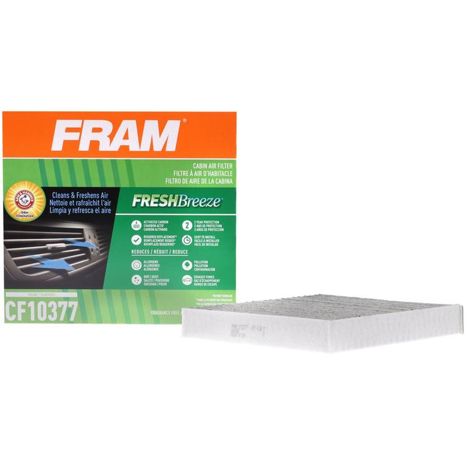 FRAM Fresh Breeze Cabin Air Filter CF10377