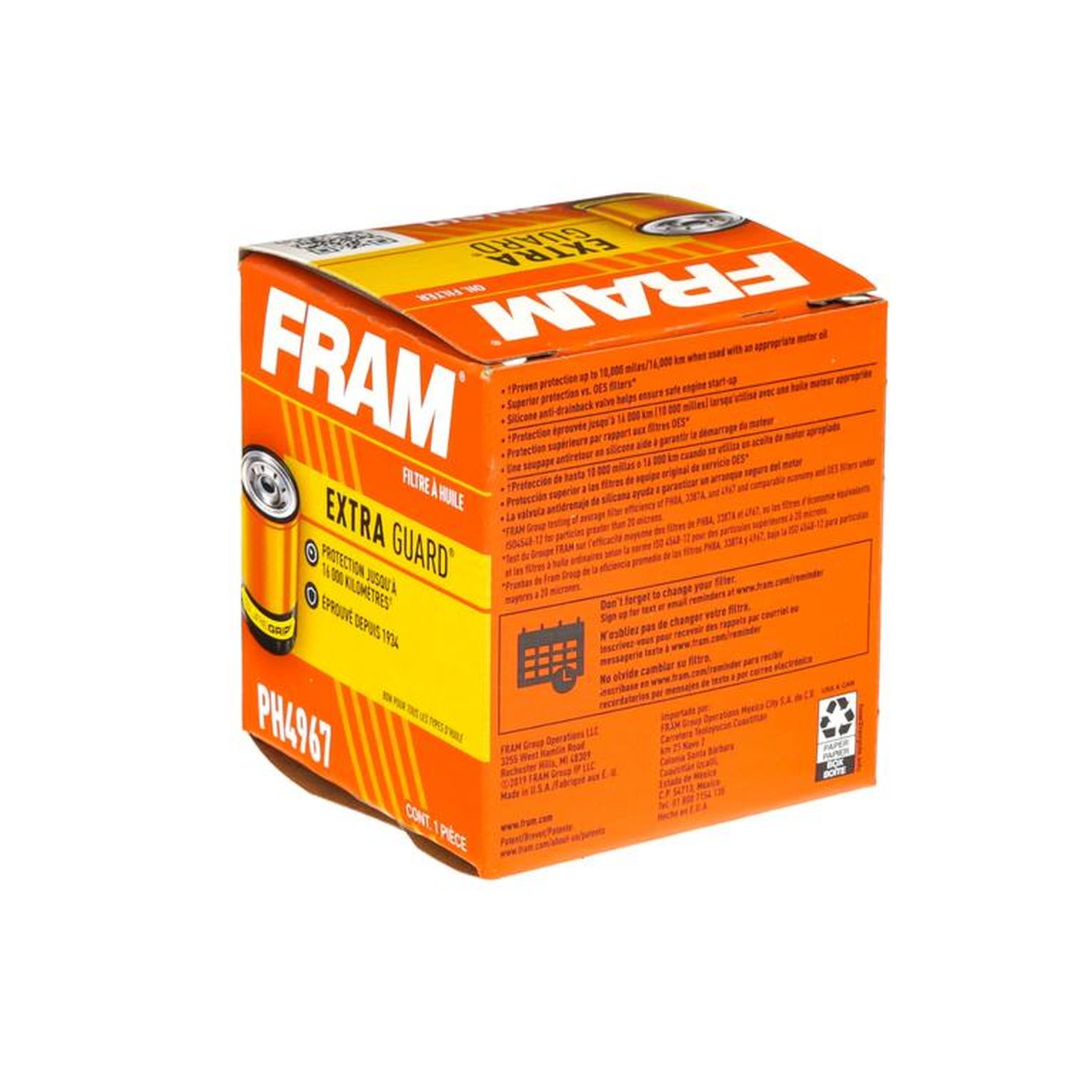 FRAM Extra Guard Oil Filter PH4967