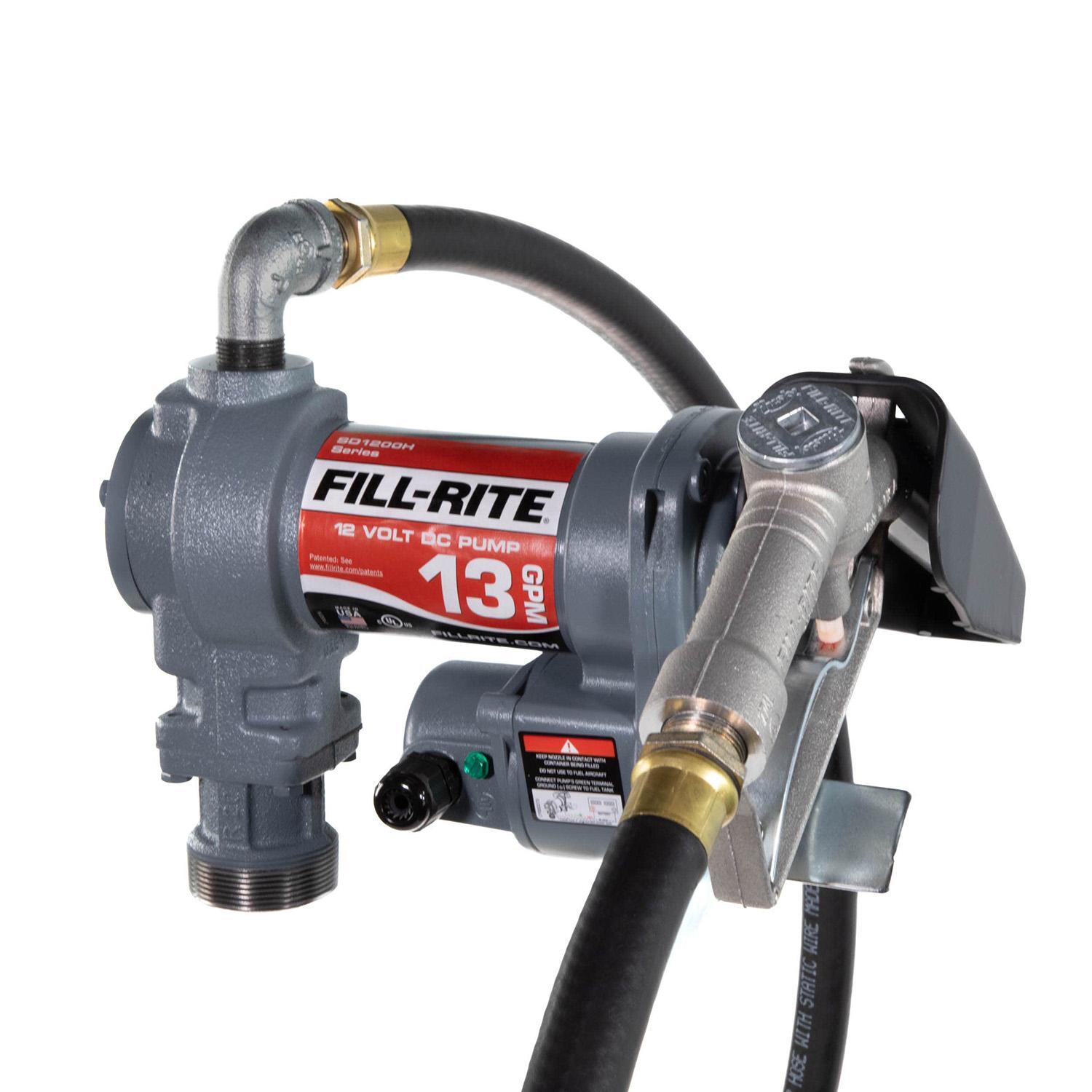 Fill-Rite 12 Volt DC Diesel/Gasoline/Kerosene/E15/Biodiesel Up to B20 ...