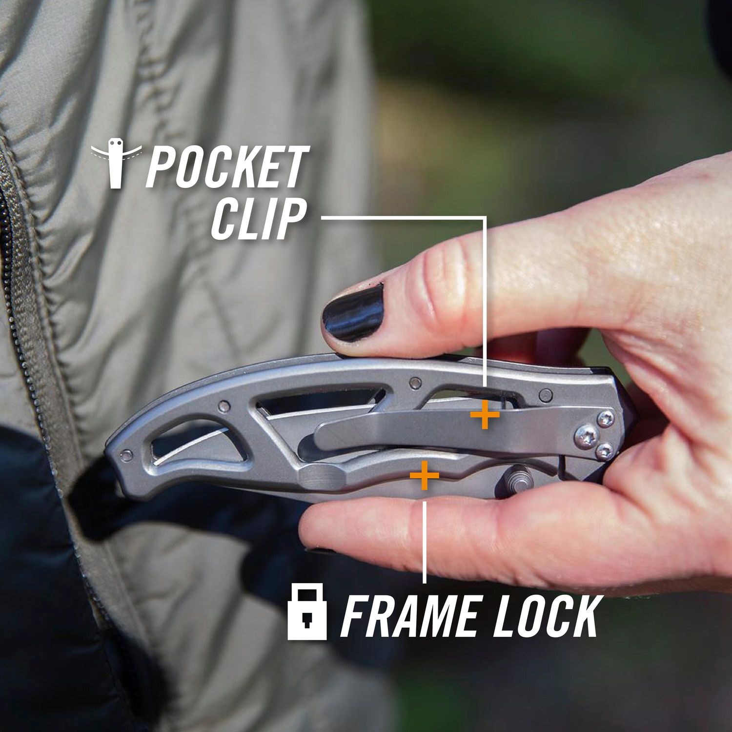 Gerber Knives Paraframe and Barbill Black Wallet