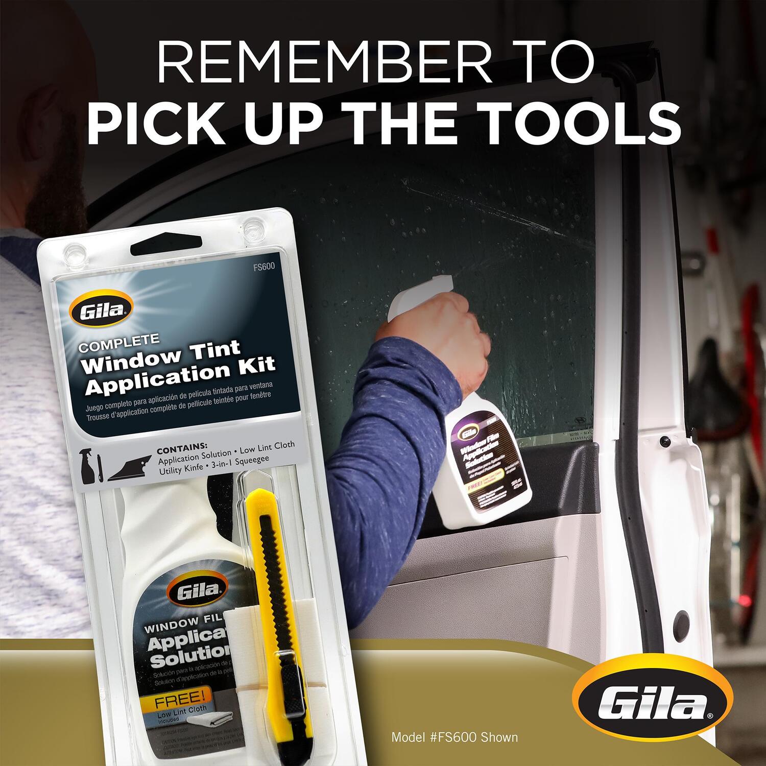 Gila 5% 24in x 78in Black Ultrashield Window Tint