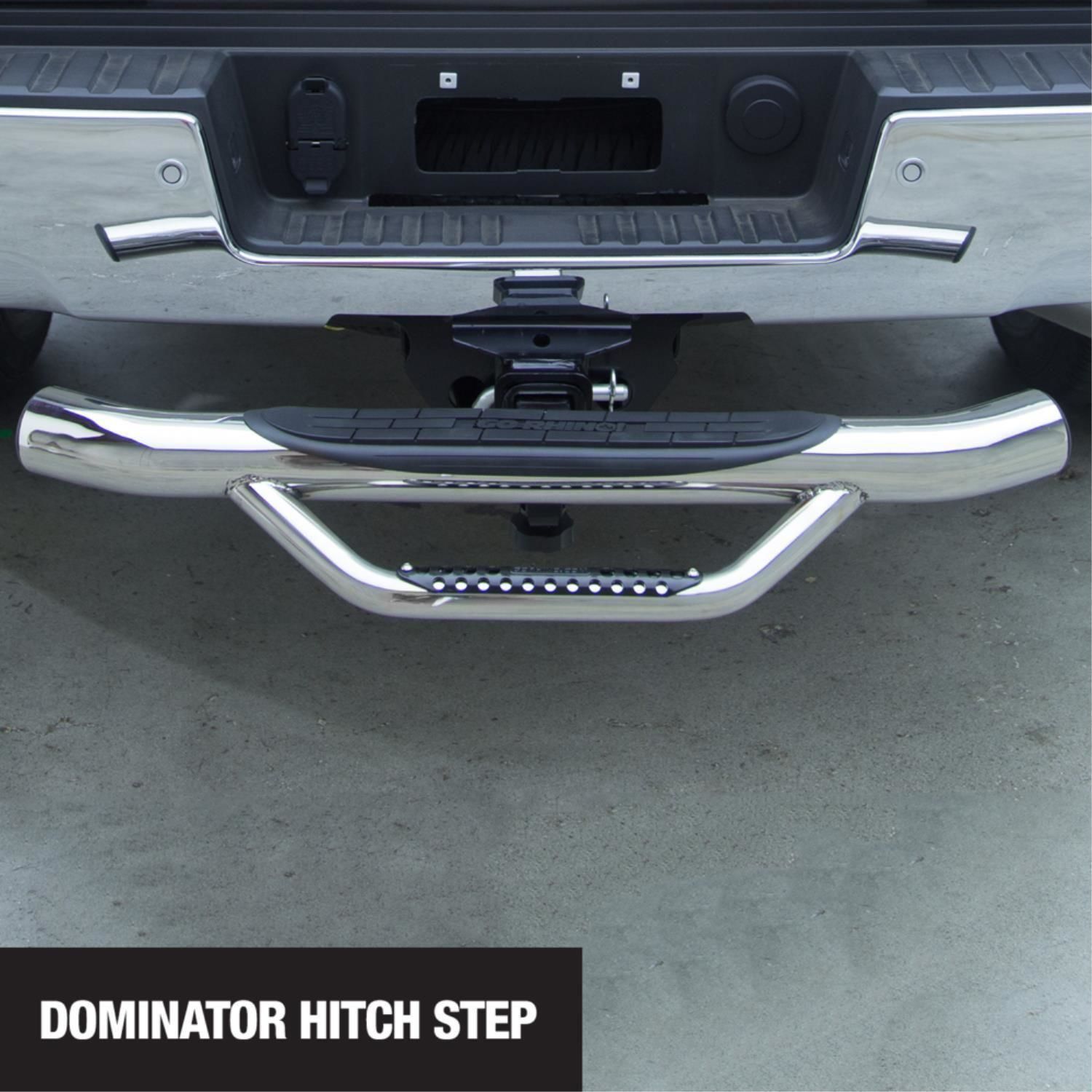 GO Rhino Polished Stainless Hitch Step