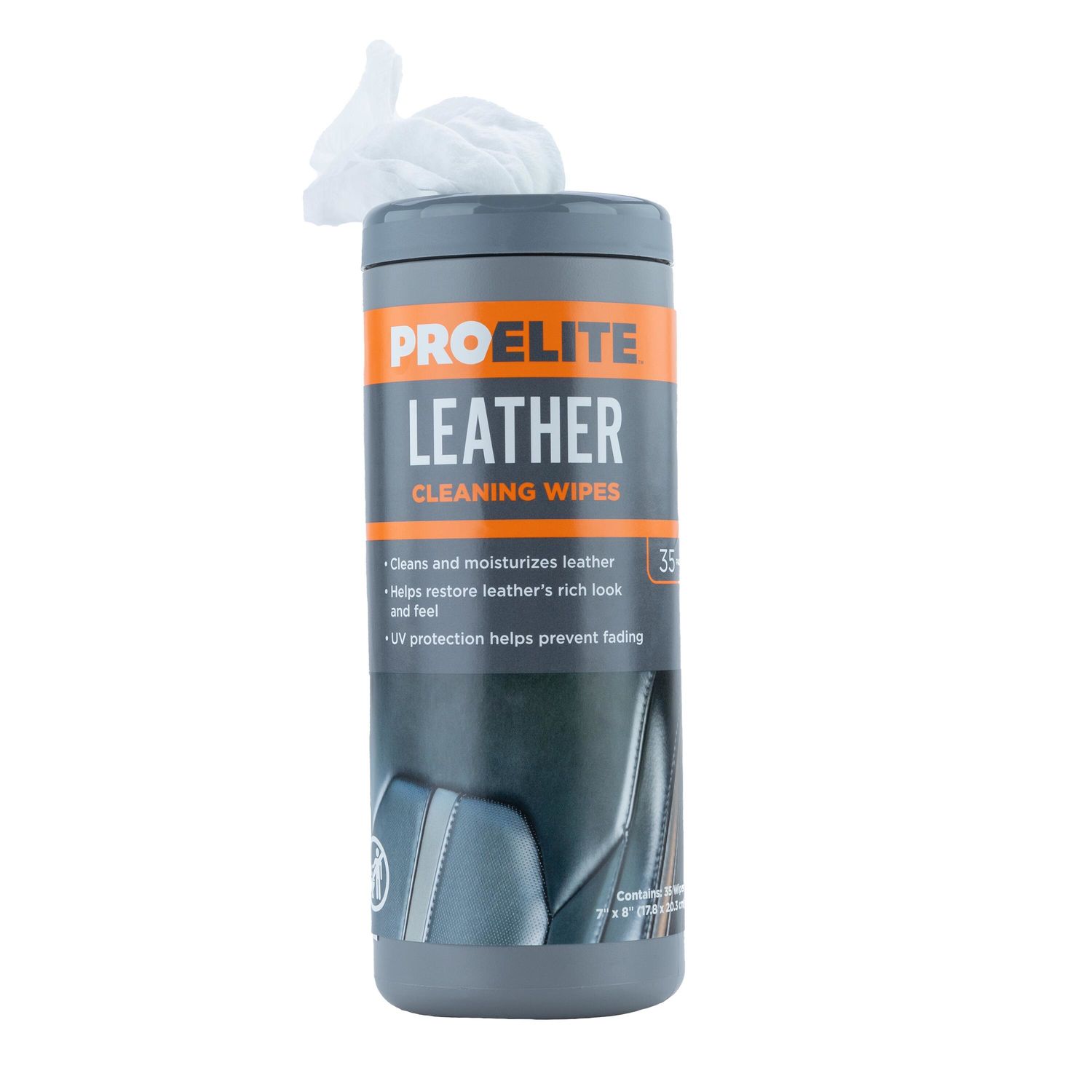 ProElite Leather Cleaning Wipes 35 Count