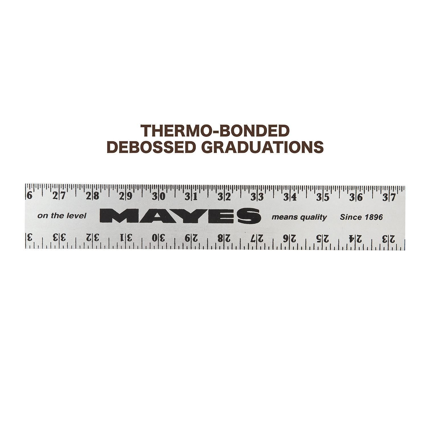 Mayes 60in x 2in Aluminum Straight Edge Ruler