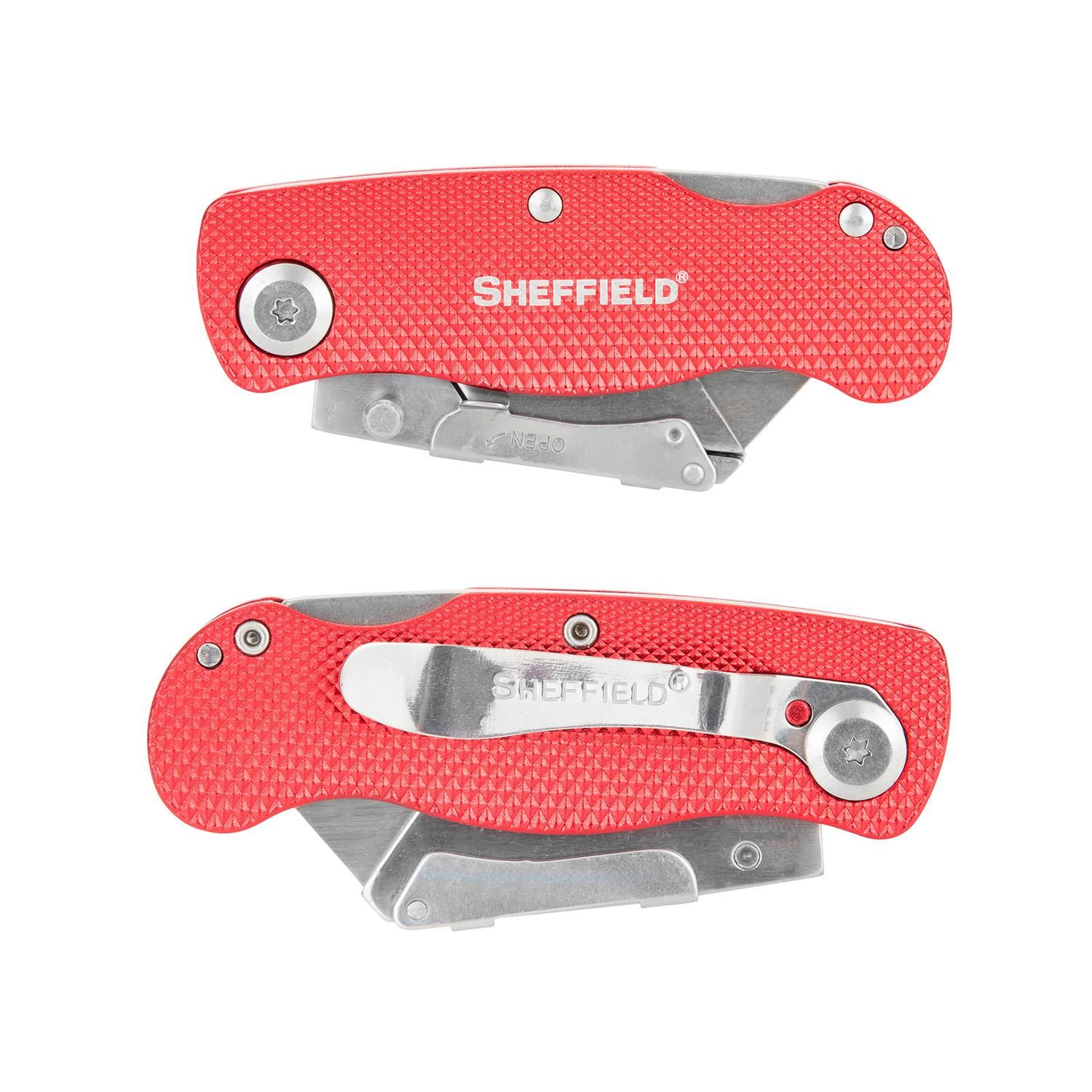 Sheffield Red Ultimate Lock Back Utility Knife