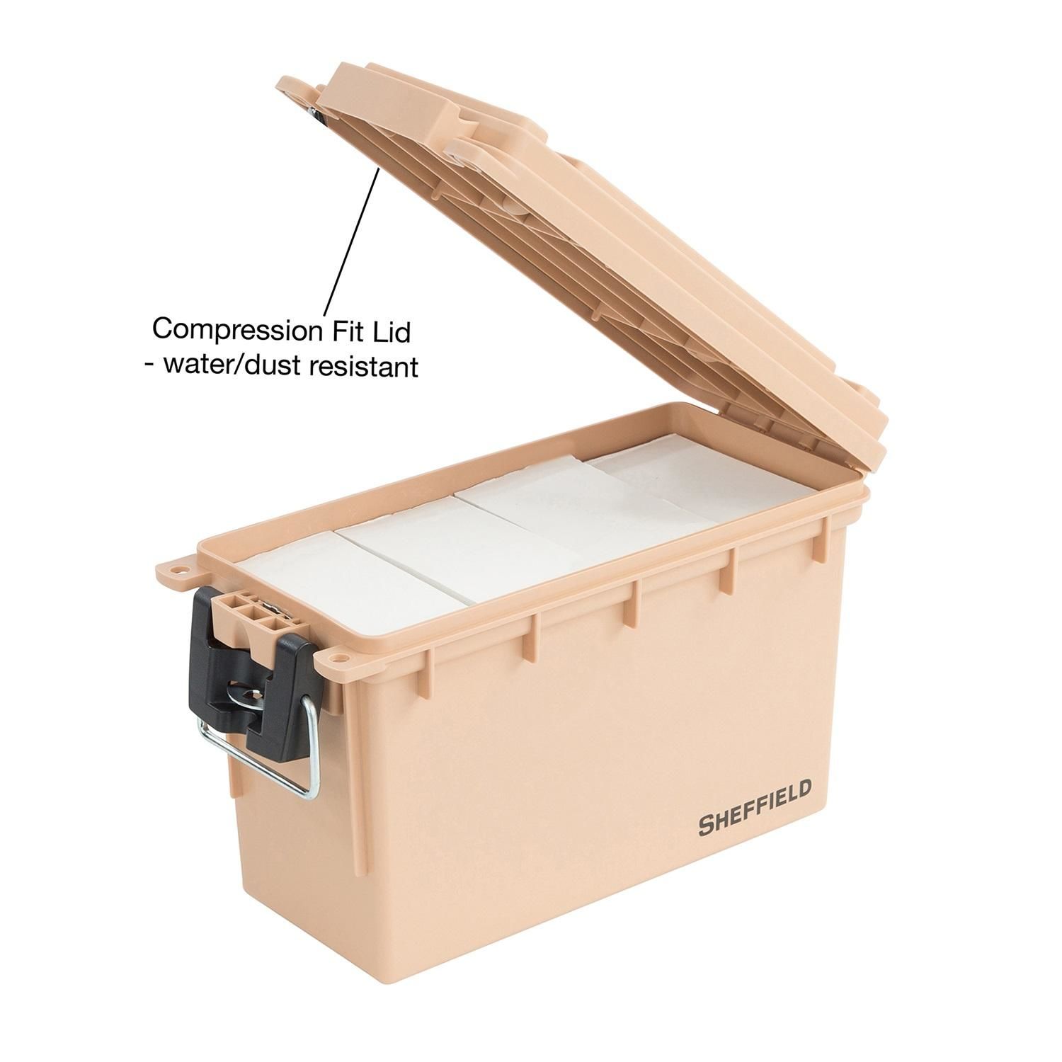 Sheffield Tan Field Box Made in the U.S.A.
