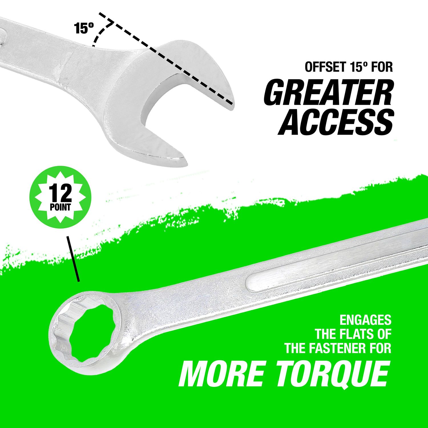 OEMTOOLS 1 3/8in Combination Jumbo Wrench
