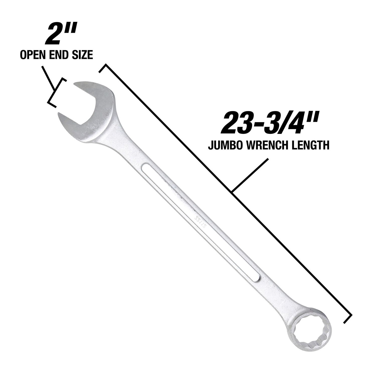 OEMTOOLS 2in Jumbo Combination Wrench