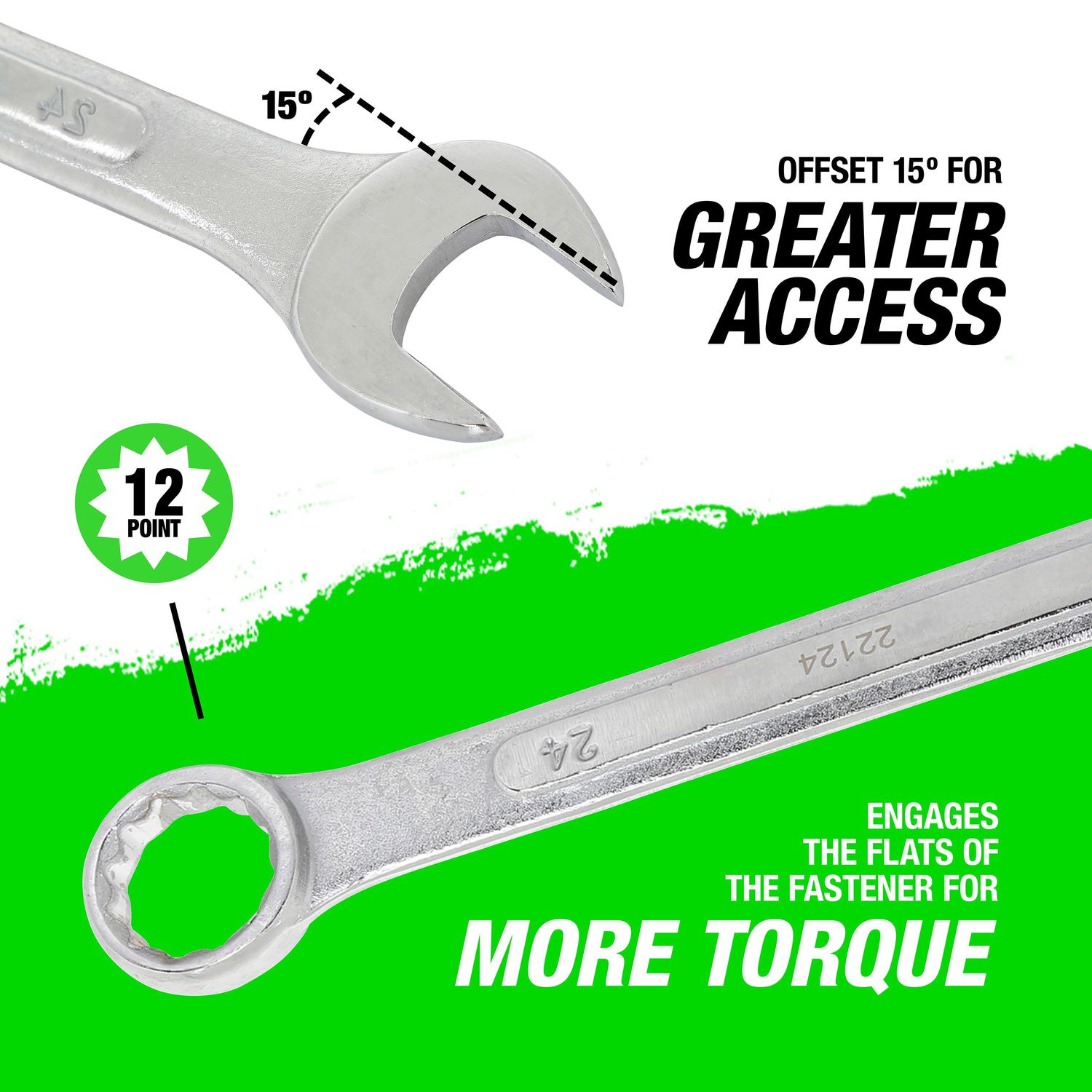 OEMTOOLS 24mm Combination Jumbo Wrench