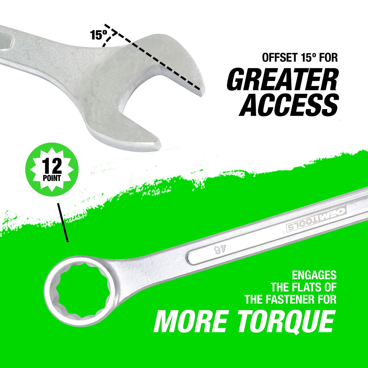 OEMTOOLS 46mm Combination Jumbo Wrench