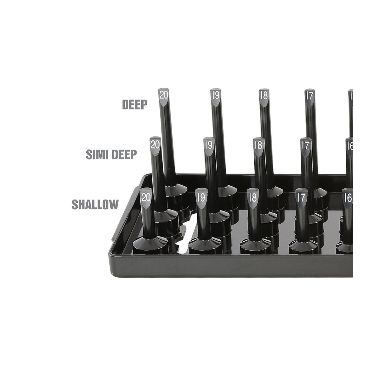 OEMTOOLS 3/8in Drive 3 Post Metric Socket Tray