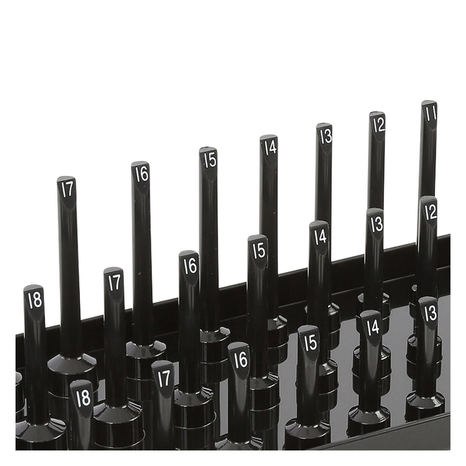 OEMTOOLS 3/8in Drive 3 Post Metric Socket Tray