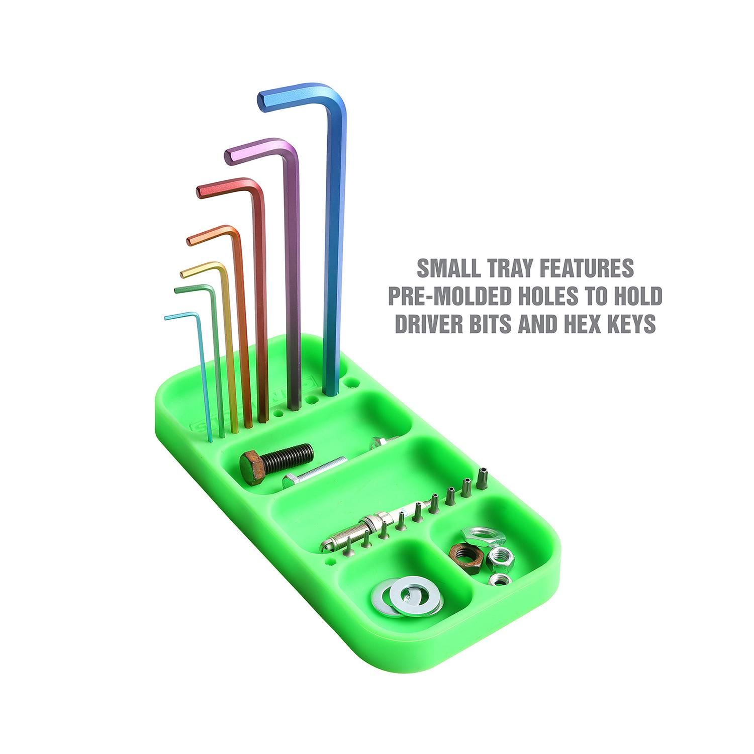 OEMTOOLS Green Silicone Tool Tray 3 Piece