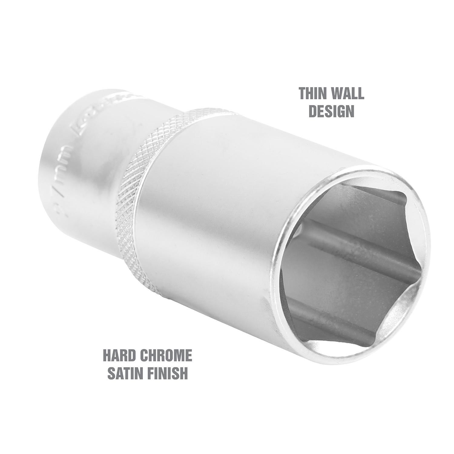 OEMTOOLS 1/2 in. Drive 27MM Deep Wall 6 Point Socket