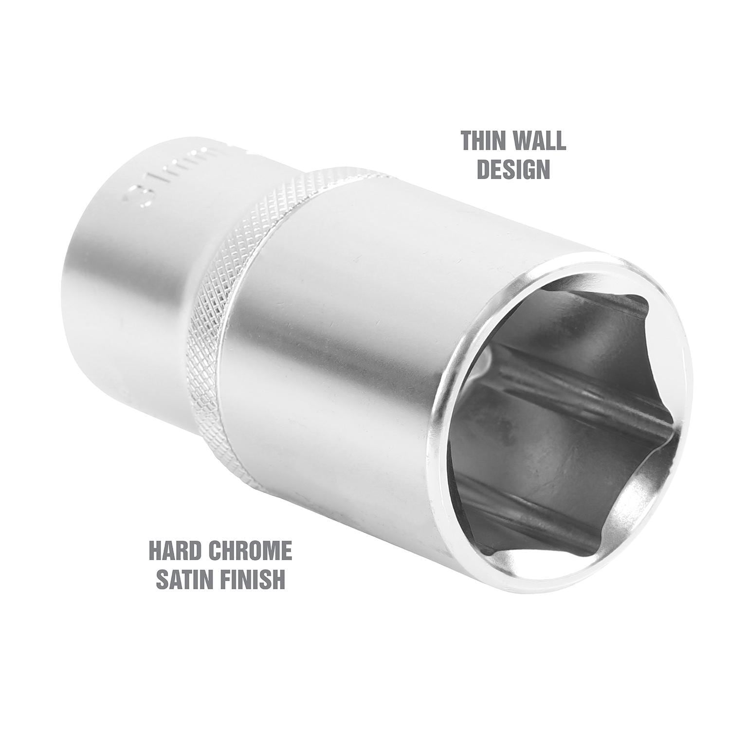 OEMTOOLS 1/2in Drive 31mm 6 Point Deep Wall Socket