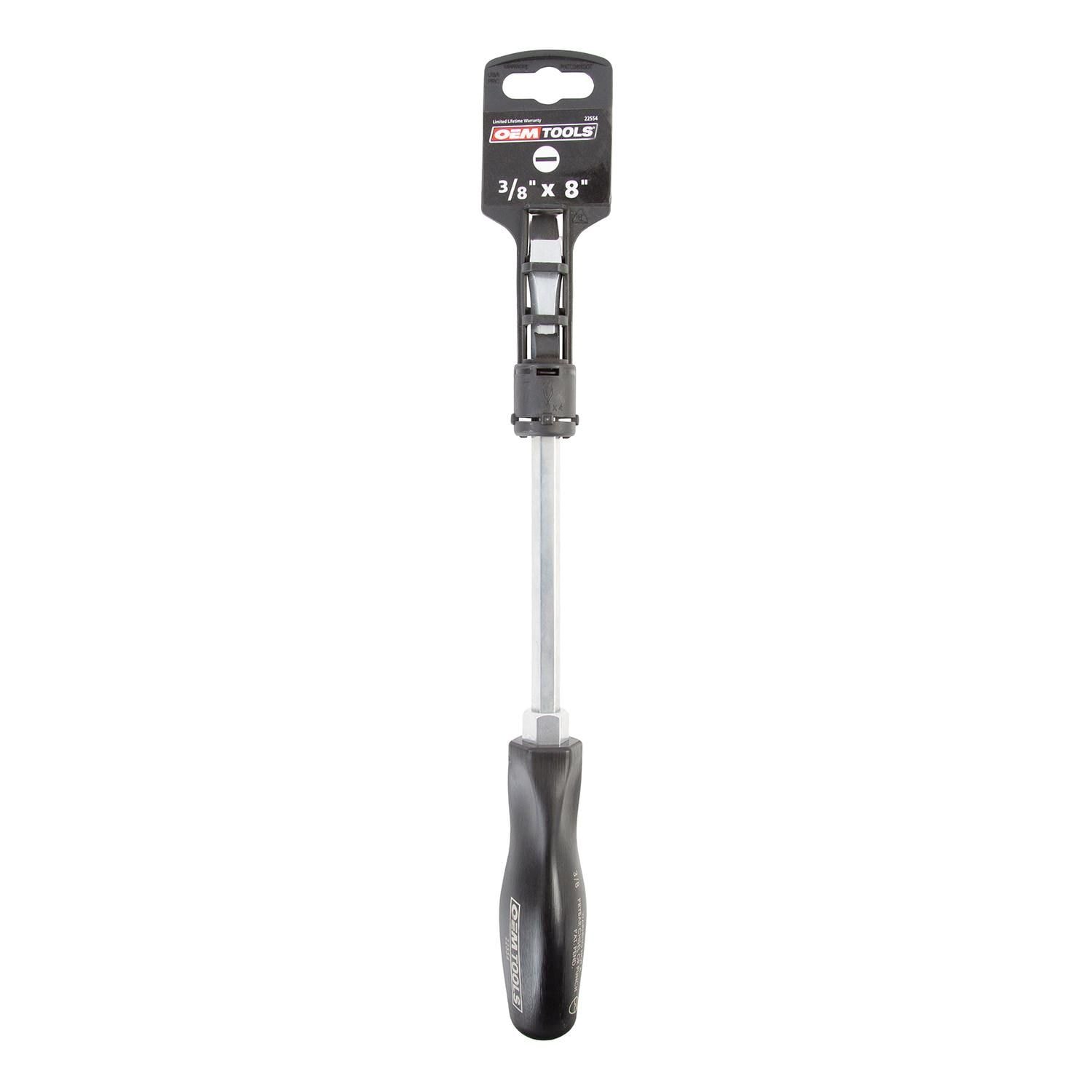 OEMTOOLS 3/8in x 8in Slotted Screwdriver
