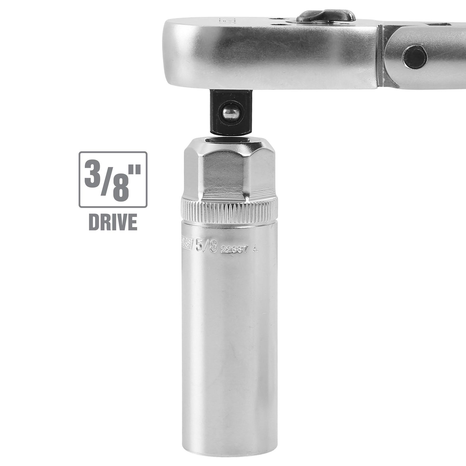 OEMTOOLS 3/8in Drive 5/8in Magnetic Spark Plug Socket