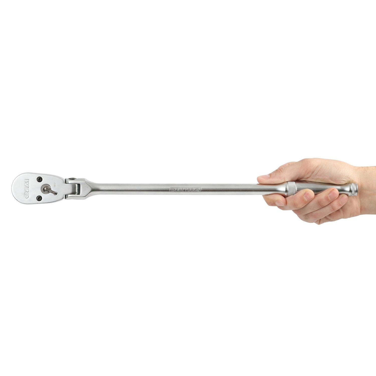 OEMTOOLS 1/2in Drive 17 1/2in Flexible Head Ratchet with Long Handle