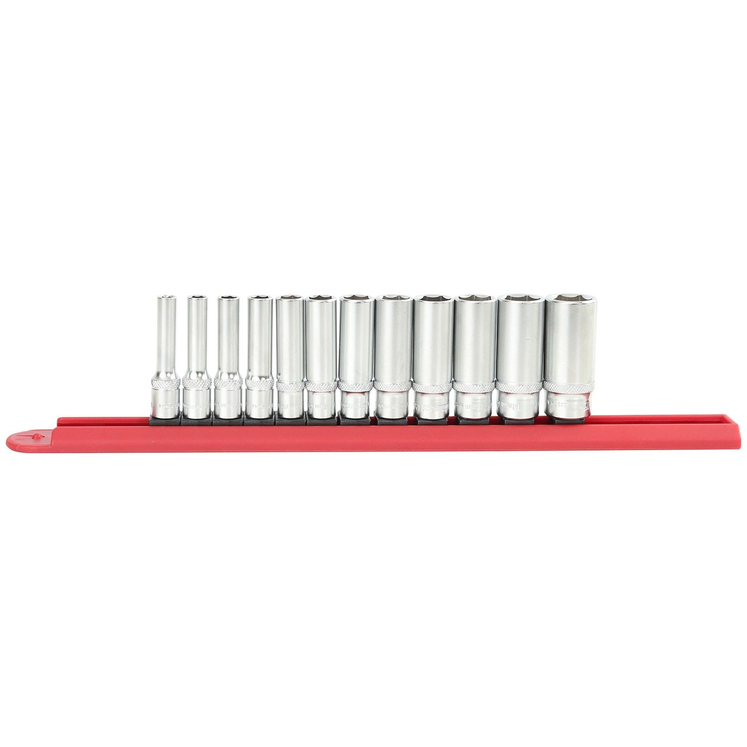 OEMTOOLS 1/4in Drive Metric Deep Socket Set, 12 Piece