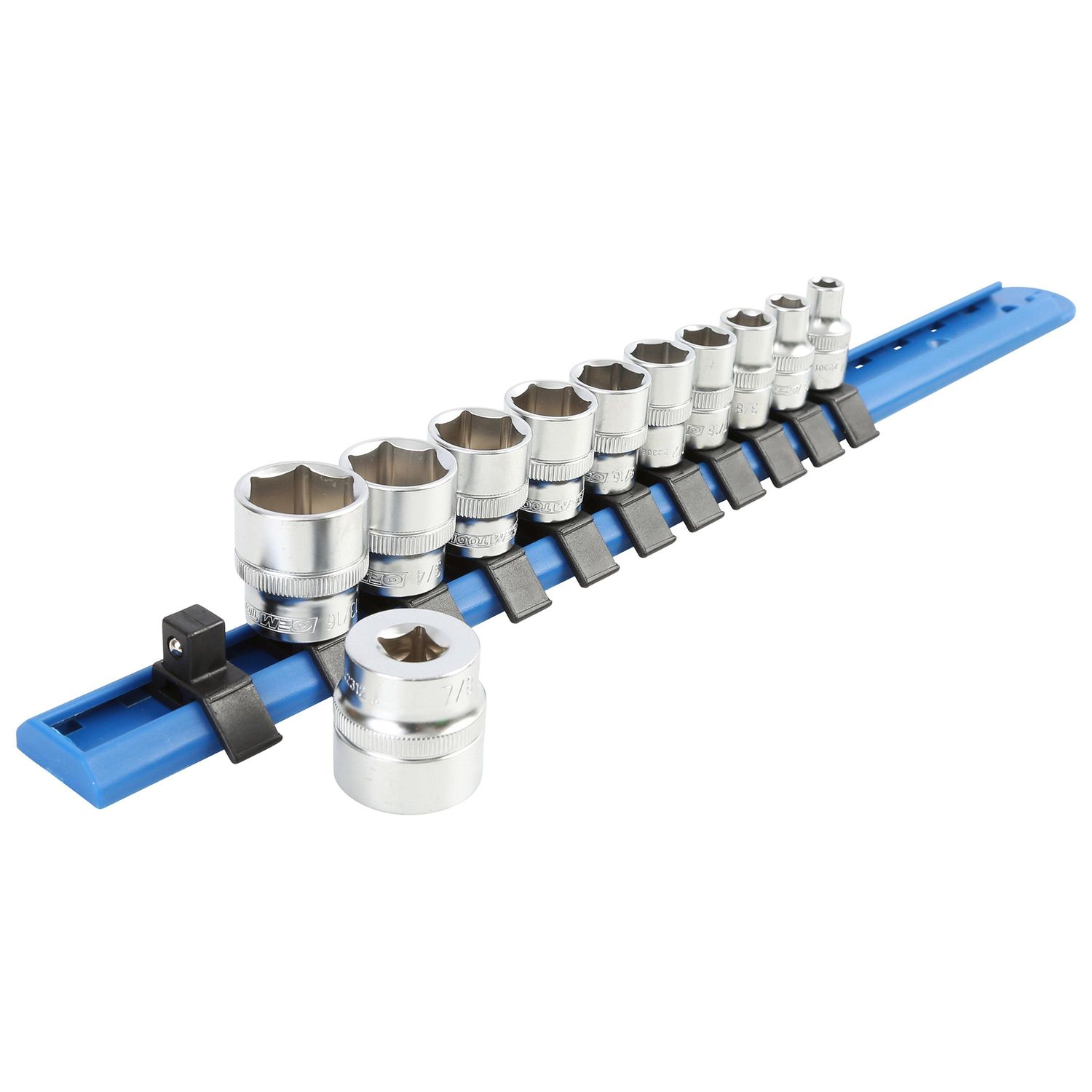 OEMTOOLS 3/8in Drive SAE Socket Set 11 Piece