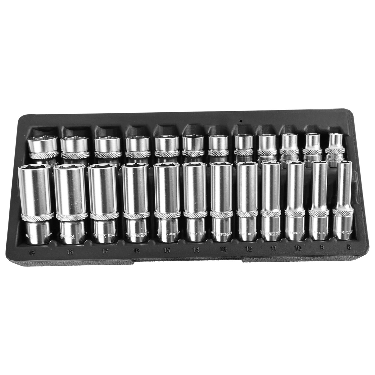 OEMTOOLS 3/8in Drive Metric Socket Set 24 Piece