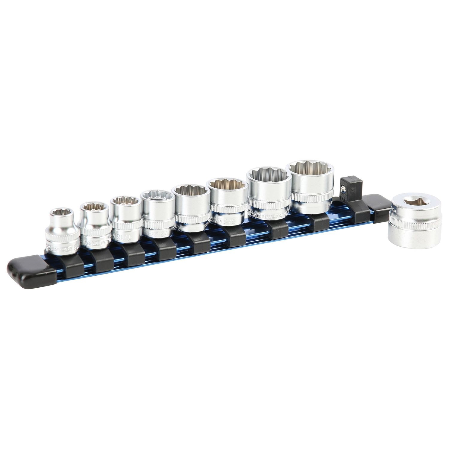 OEMTOOLS SAE Low Profile Socket Set 9 Piece