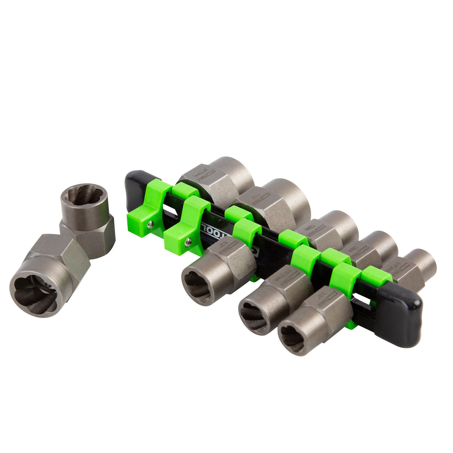 OEMTOOLS Spiral Type Bolt Extractor Set 10 Piece