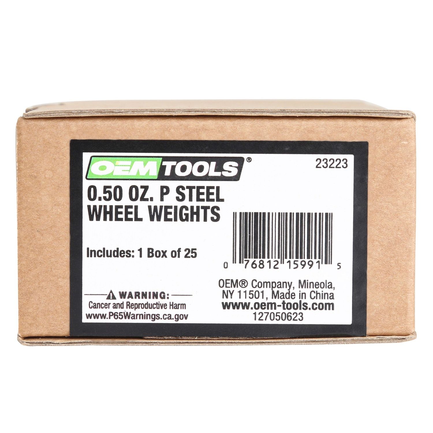 GreatNeck/FDP .05oz PFE Steel Wheel Weight 25 Piece