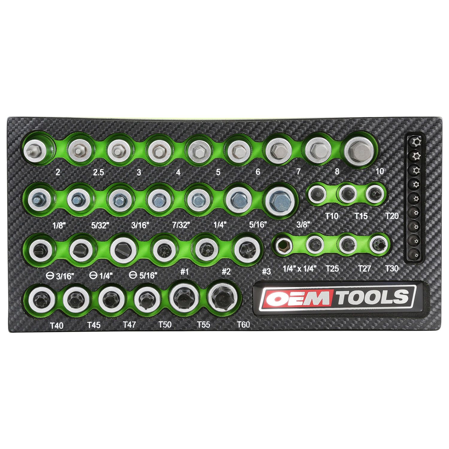 OEMTOOLS Multi Drive Star Socket Set 44 Piece