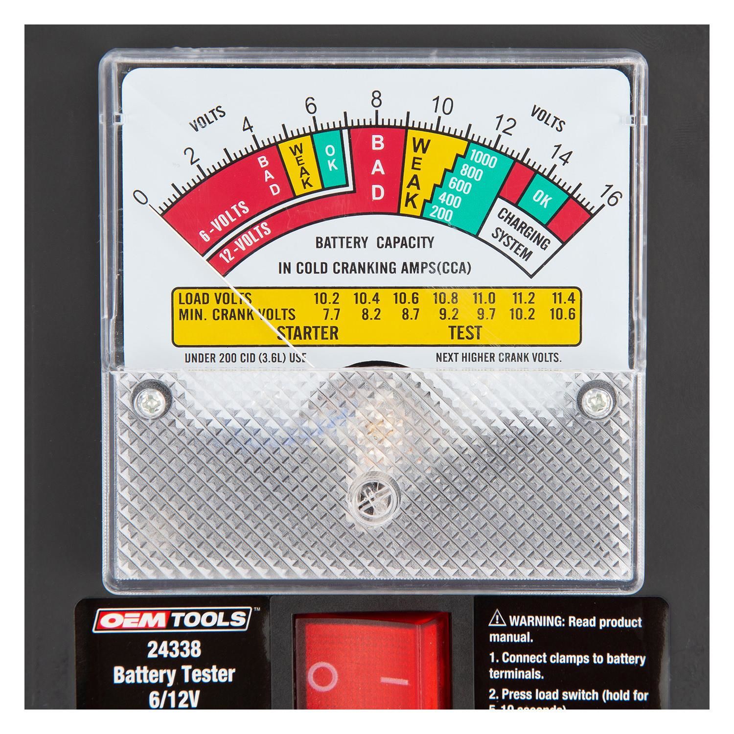 OEMTOOLS 100 Amps Battery Tester