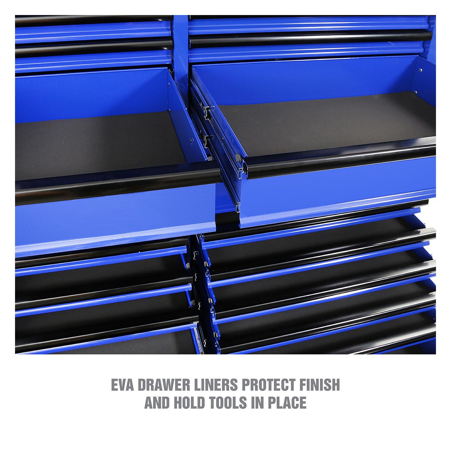 OEMTOOLS 57in 10 Drawer Blue Tool Cabinet