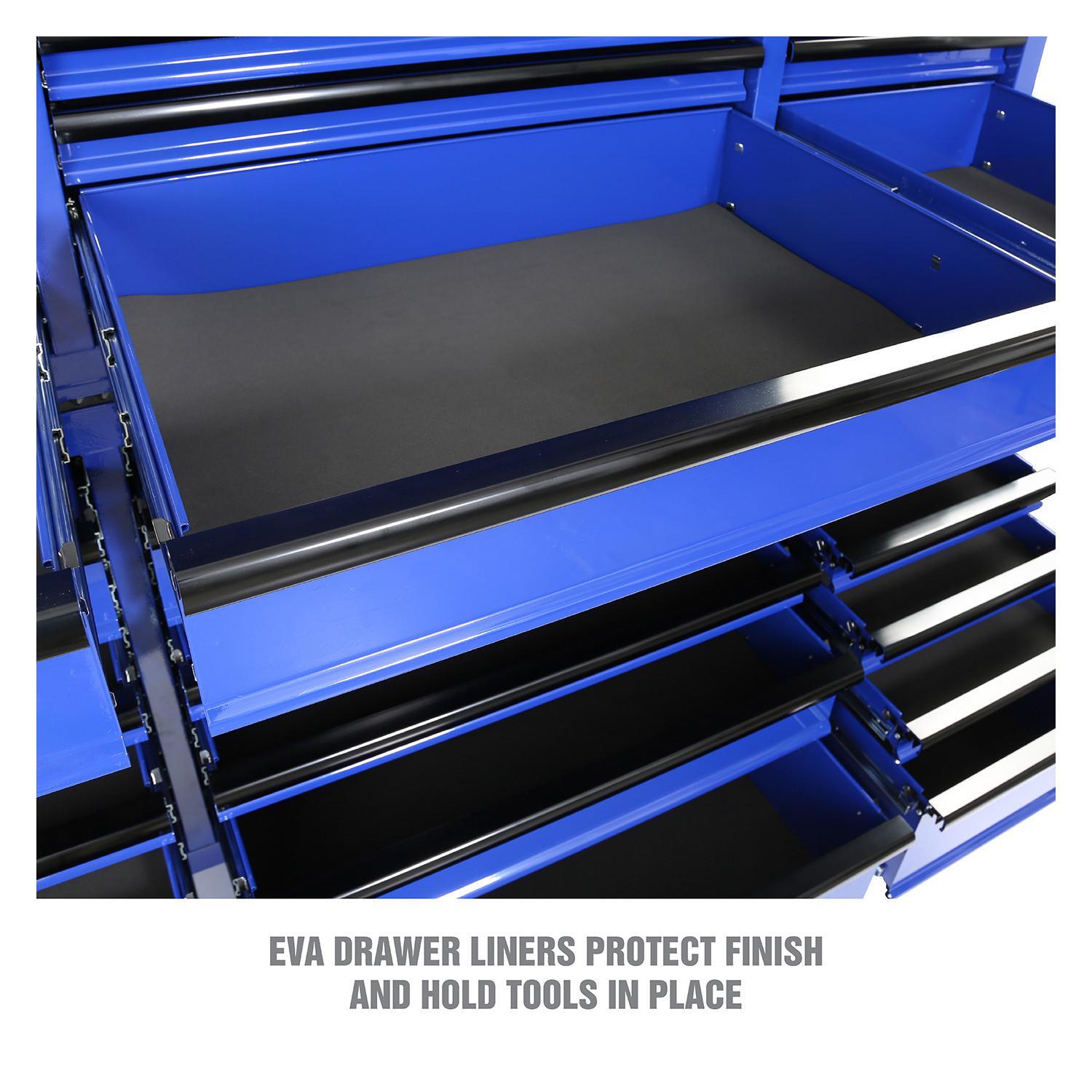 OEMTOOLS 72in 15 Drawer Blue Tool Cabinet