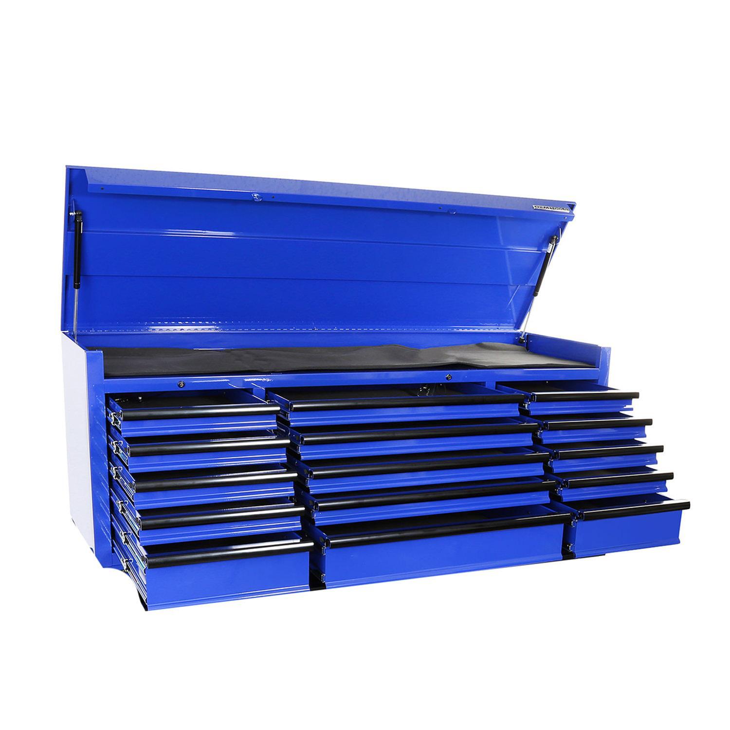 OEMTOOLS 72in 15 Drawer Blue Tool Cabinet