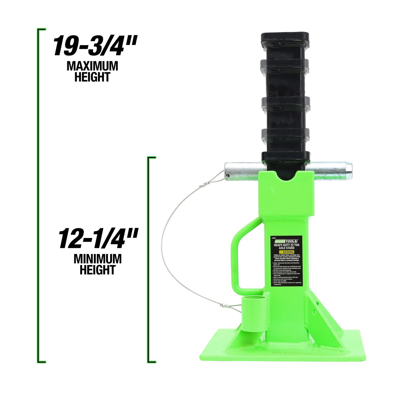 OEMTOOLS 22 Ton Axle Stand