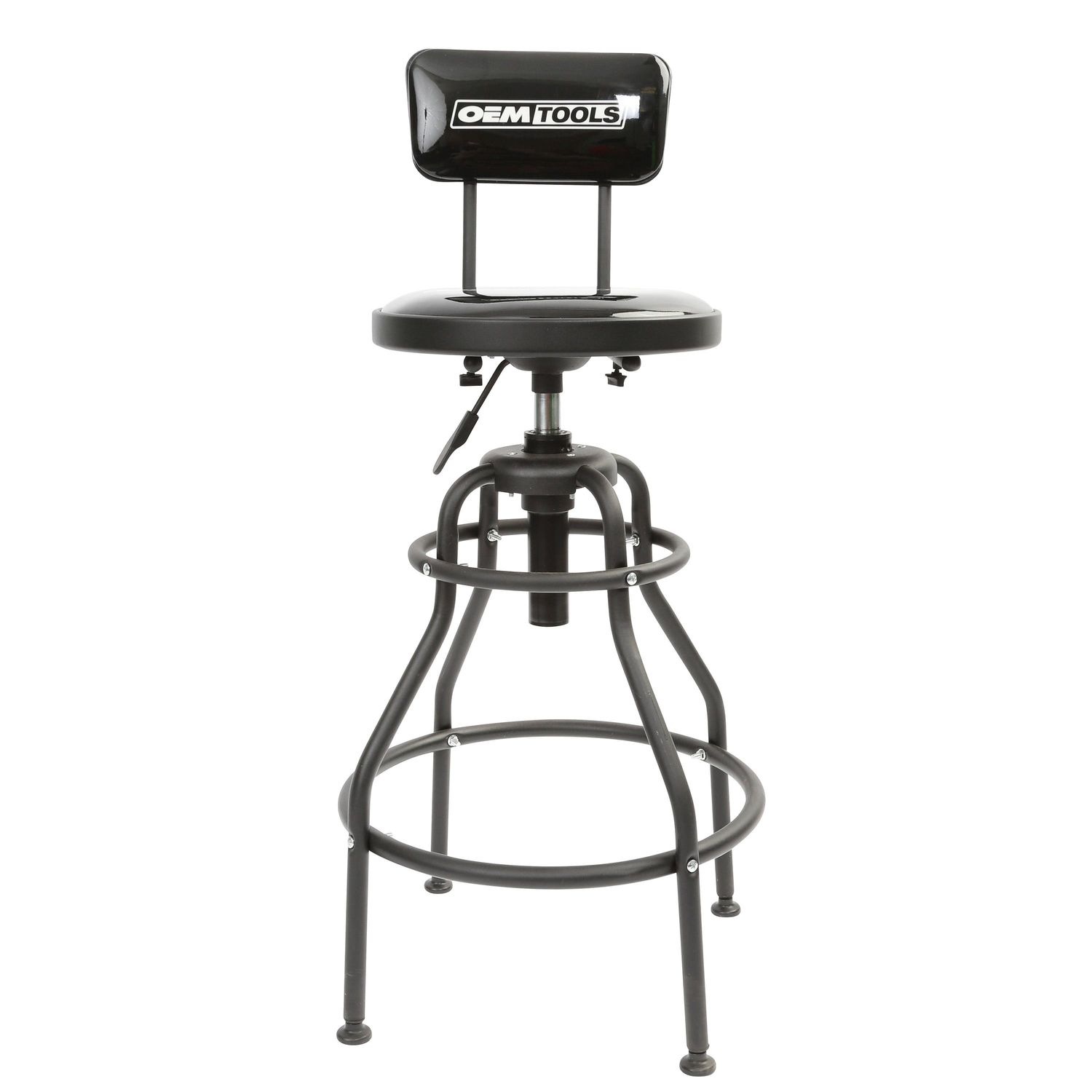 OEMTOOLS 28in to 32 1/2in Adjustable Hydraulic Stool 2 Piece