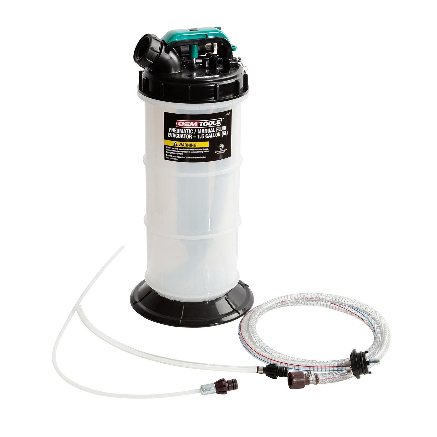 OEMTOOLS Pneumatic Manual Fluid Extractor 1.5 Gallon