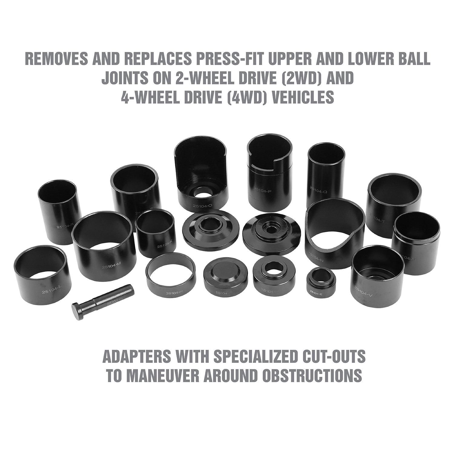 OEMTOOLS Ball Joint Service Set 21 Piece