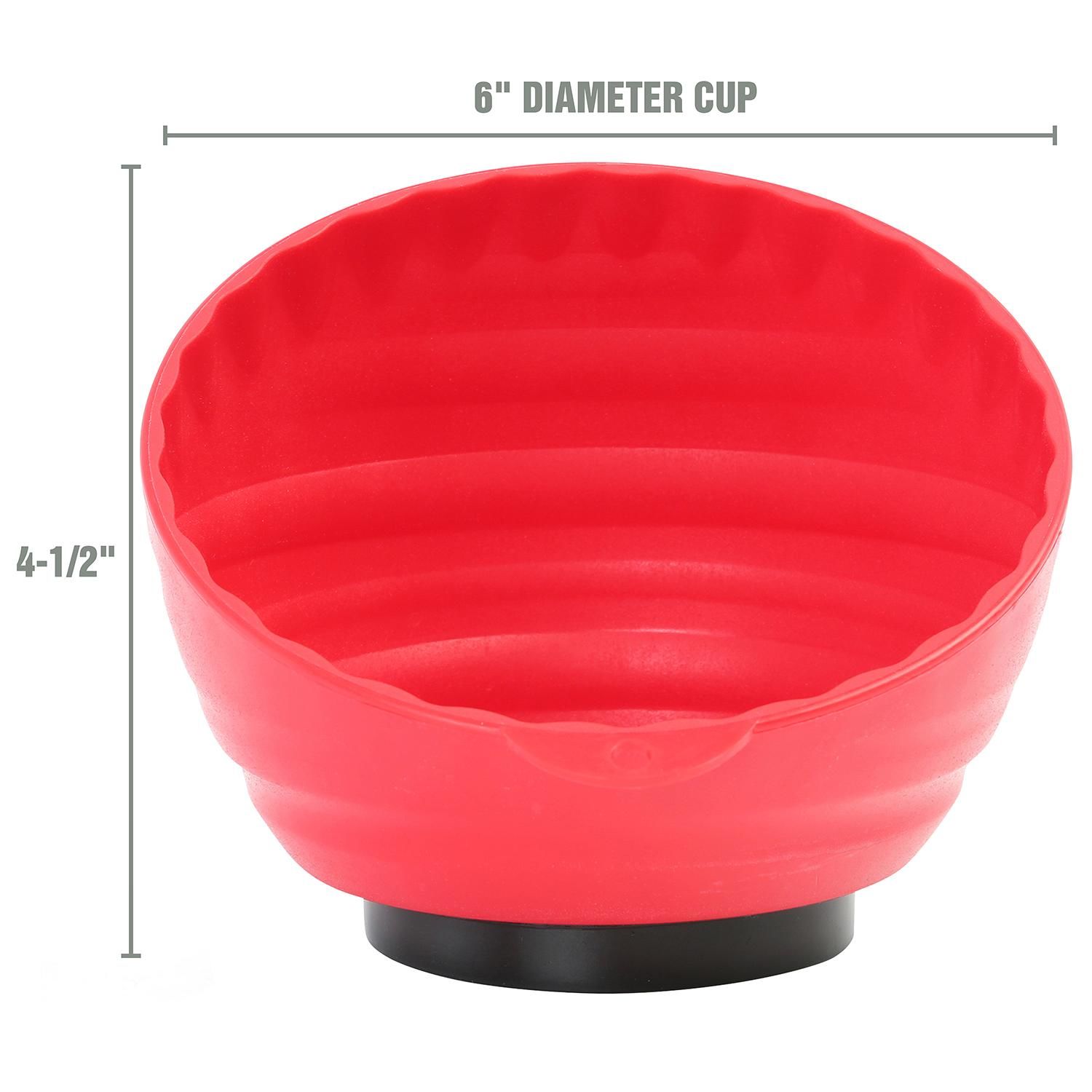 OEMTOOLS Red Magnetic Nut Cup