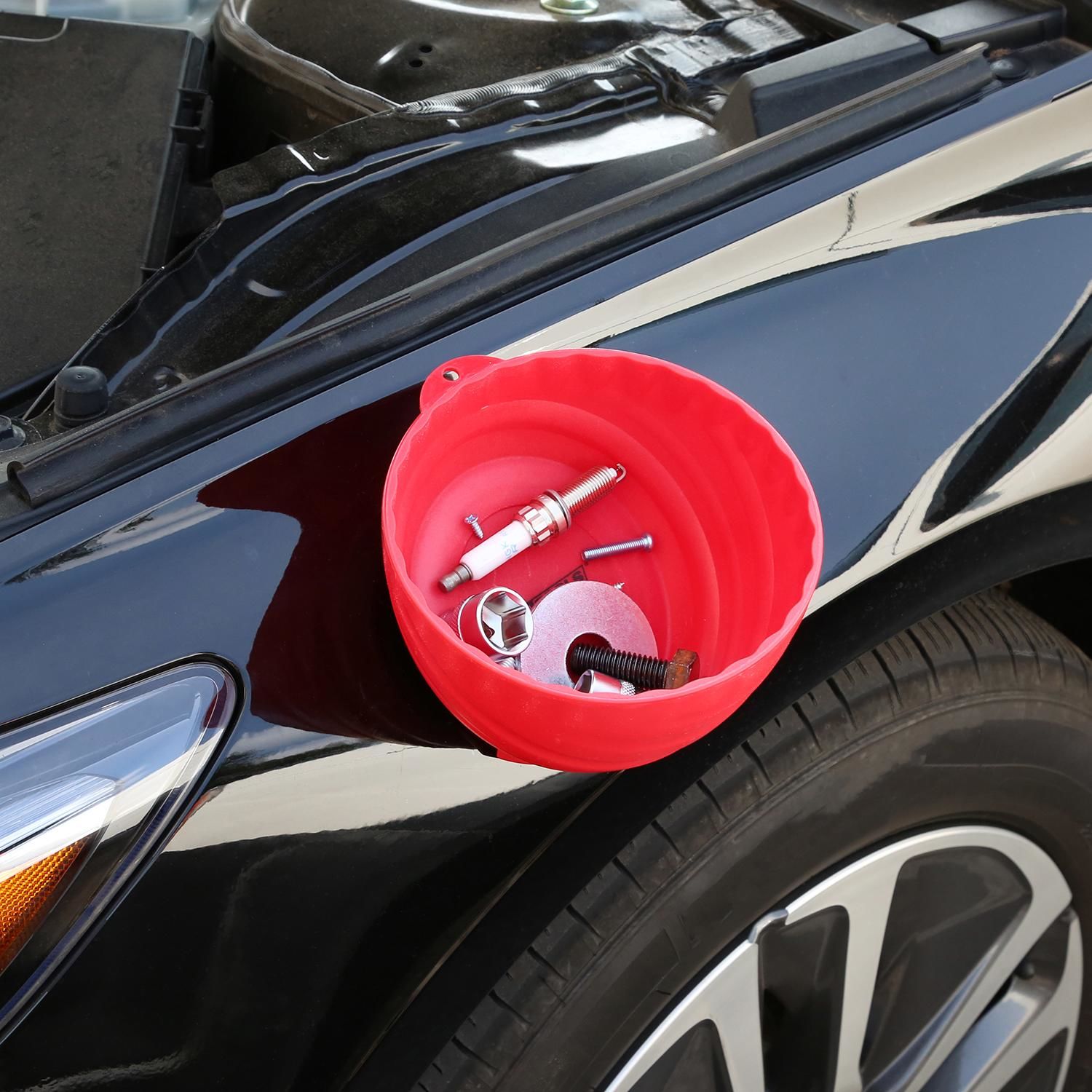 OEMTOOLS Red Magnetic Nut Cup