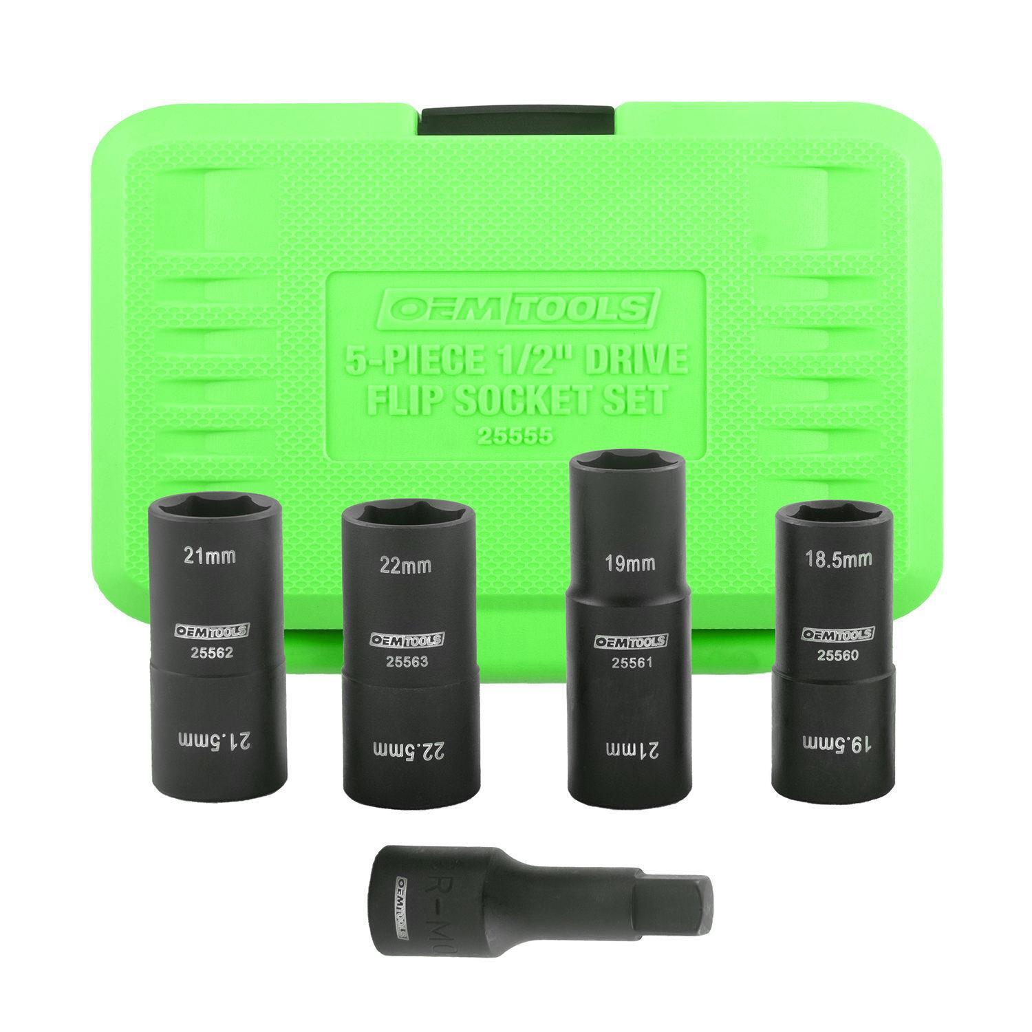 OEMTOOLS Flip Socket Set 5 Piece