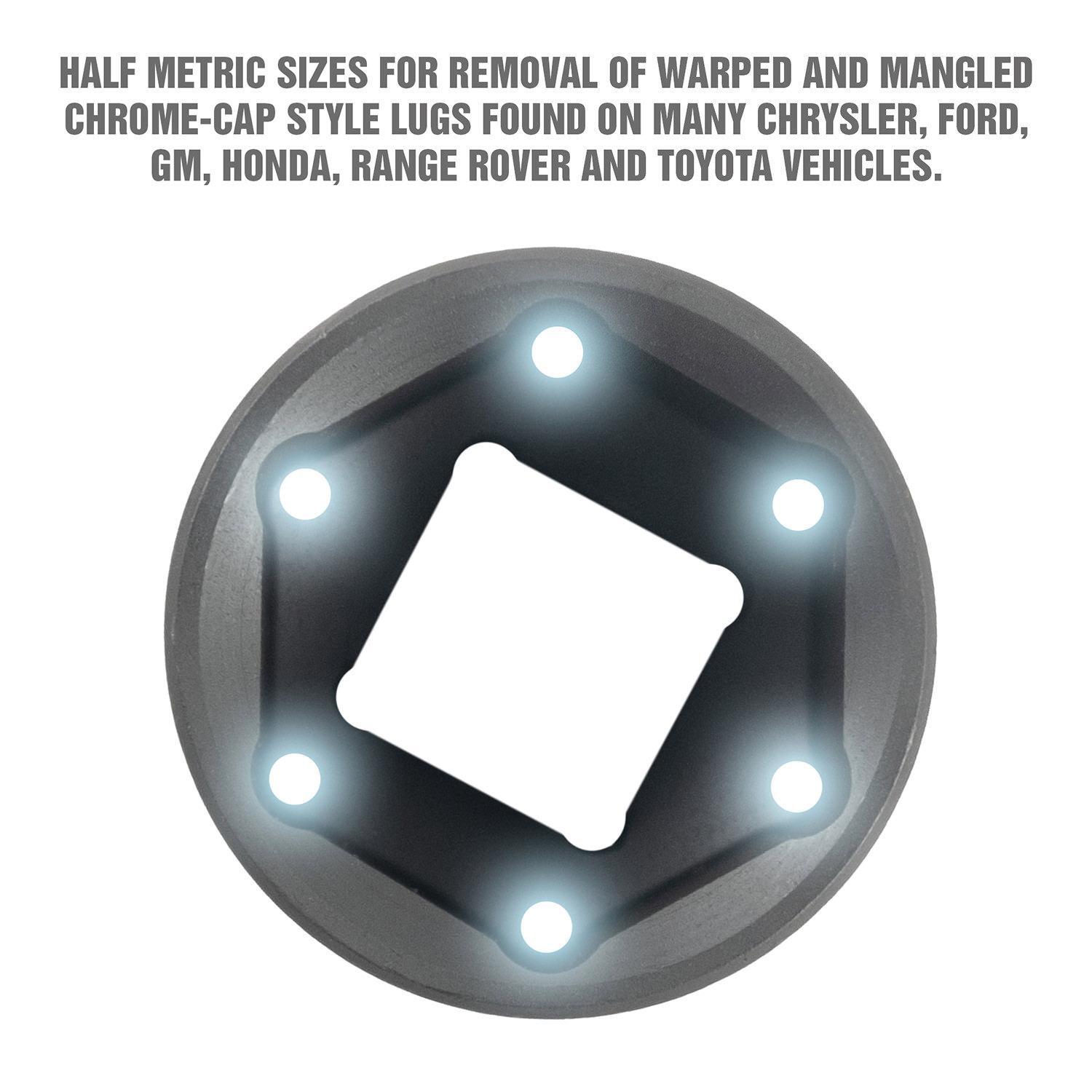 OEMTOOLS Flip Socket Set 5 Piece