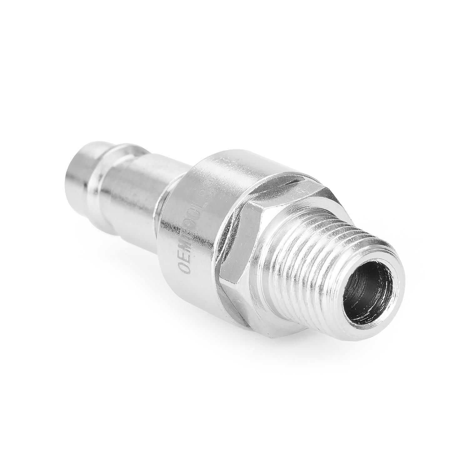 OEMTOOLS 1/4in MNPT High Flow Swivel Plug