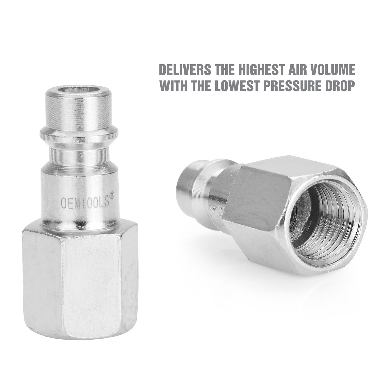 OEMTOOLS 1/4in High Flow Coupler and Plug Kit