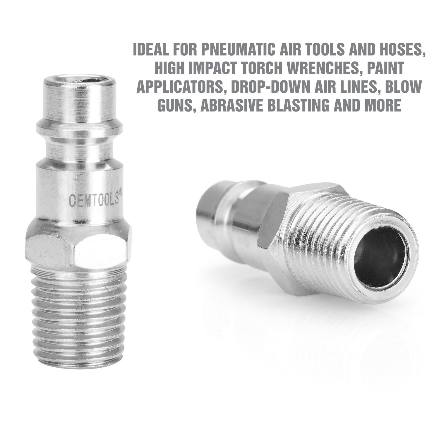 OEMTOOLS 1/4in High Flow Coupler and Plug Kit