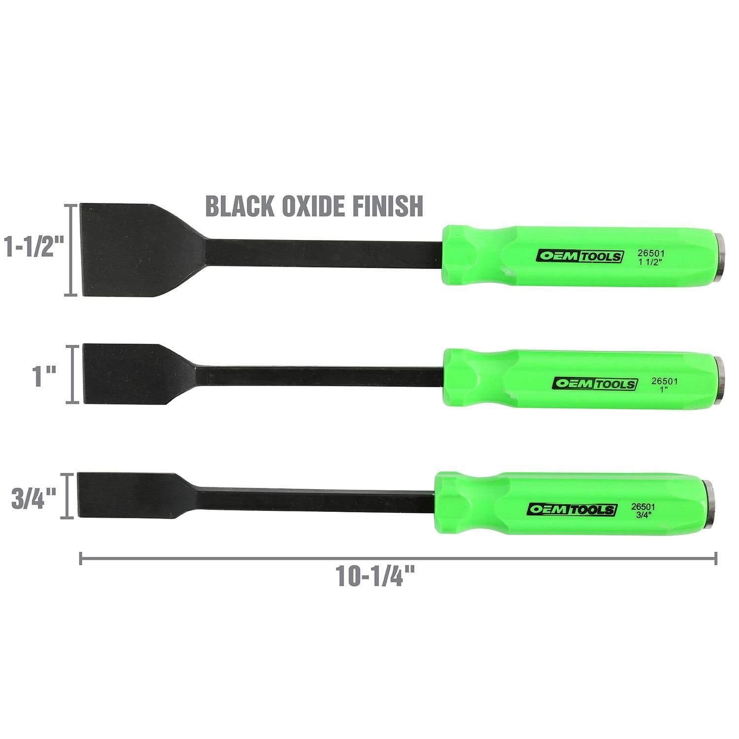 OEMTOOLS Gasket Scraper Set, 3 Piece