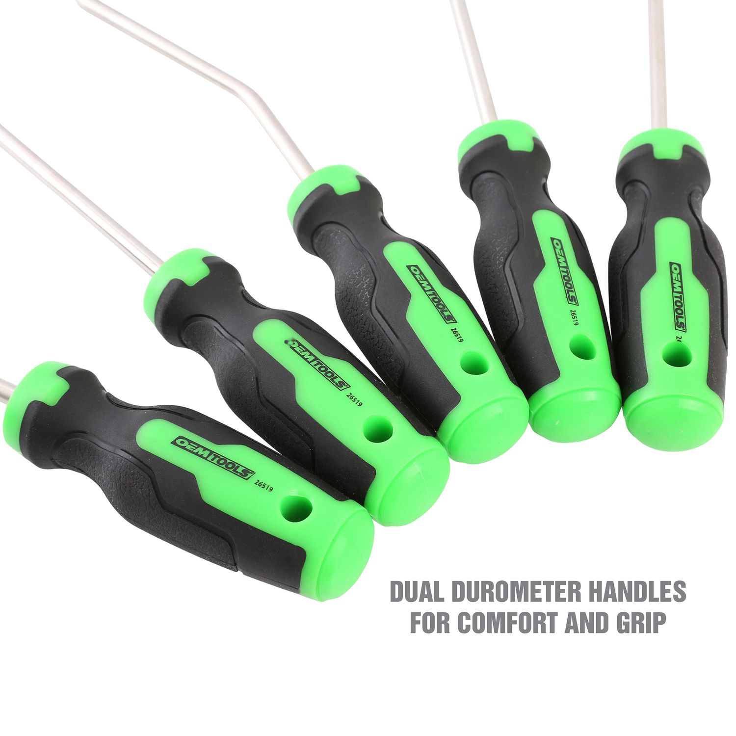 Great Neck Hook and Pick with Dual Durometer Handles Set 4 Piece