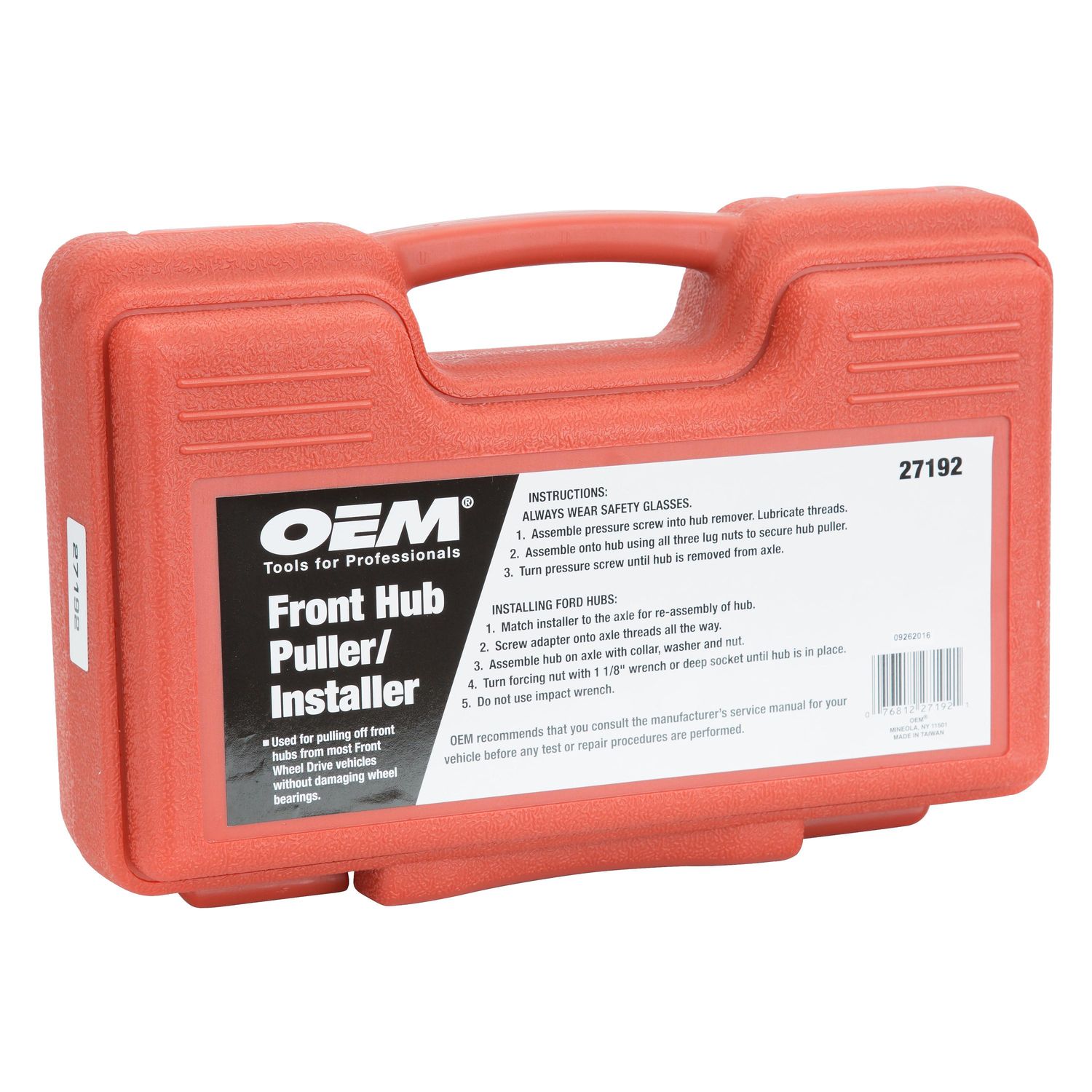 OEMTOOLS Hub Puller and Installer