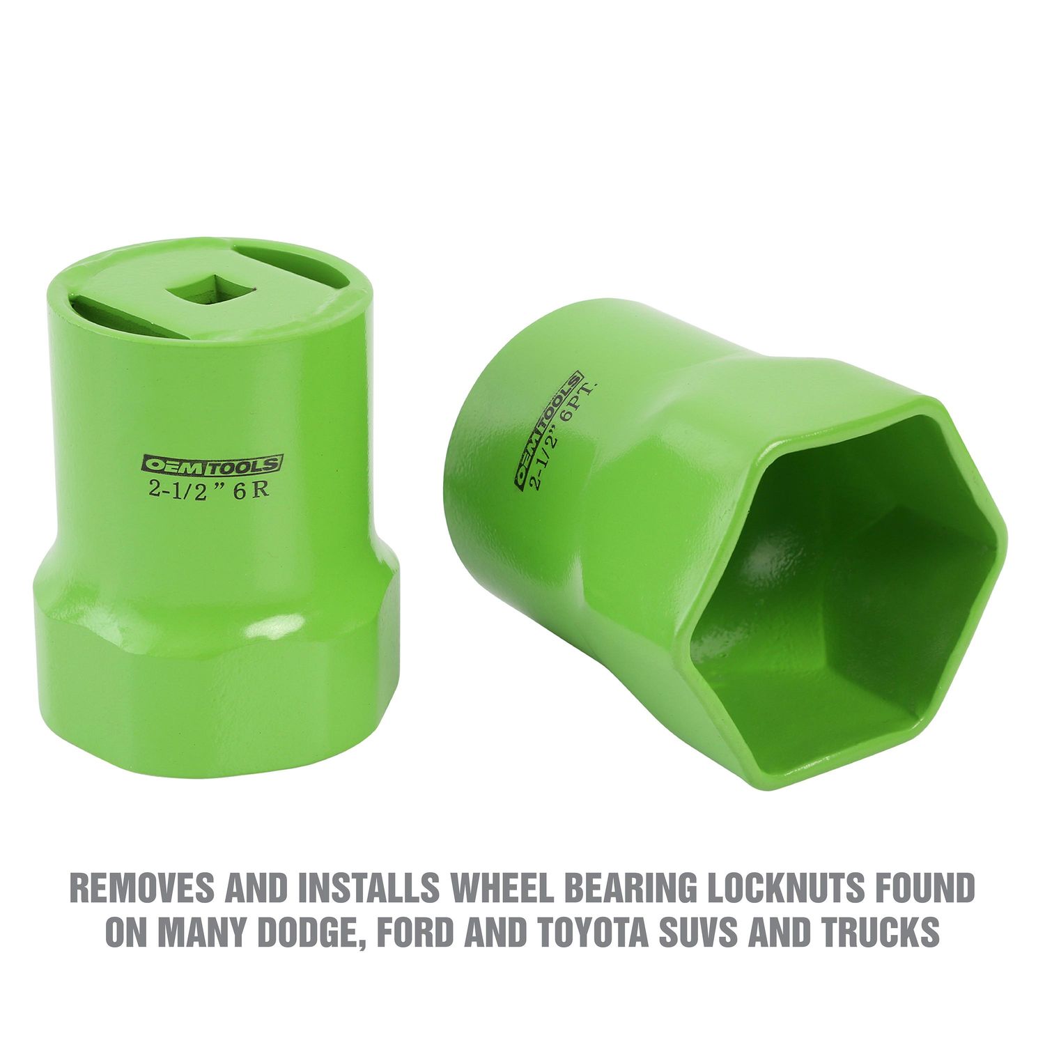 OEMTOOLS Wheel Bearing Locknut Kit 7 Piece