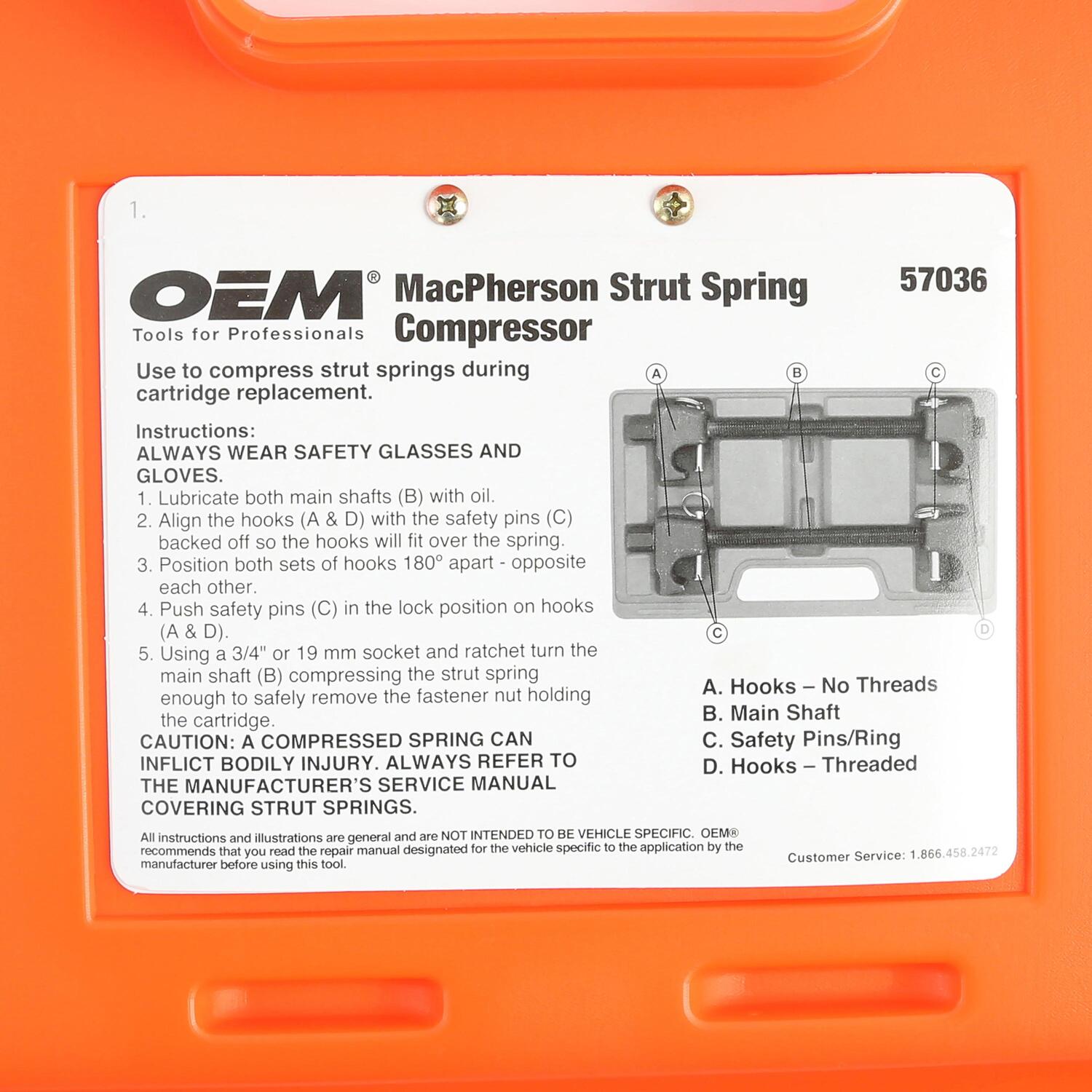 OEMTOOLS Strut Spring Compressor