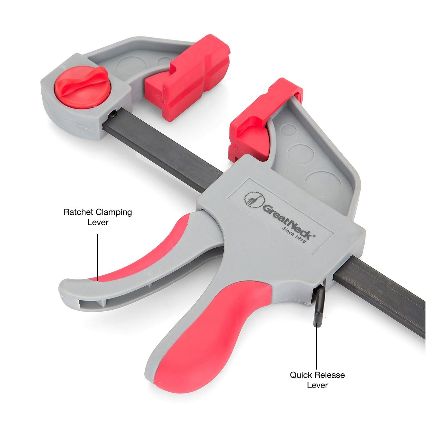 Great Neck 18in Ratcheting Bar Clamp and Spreader